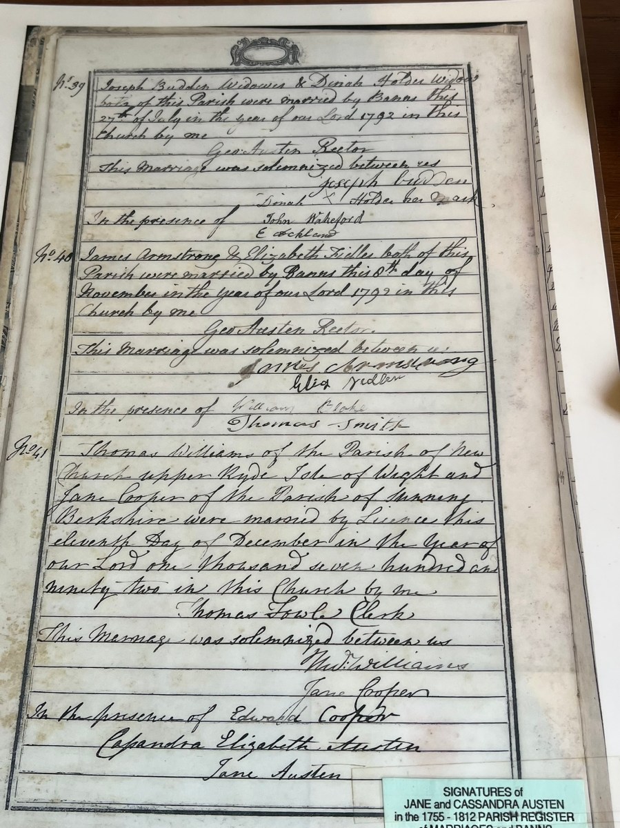 Adventures with Jane! Day VI: Hampshire… – Jane Austen in Vermont